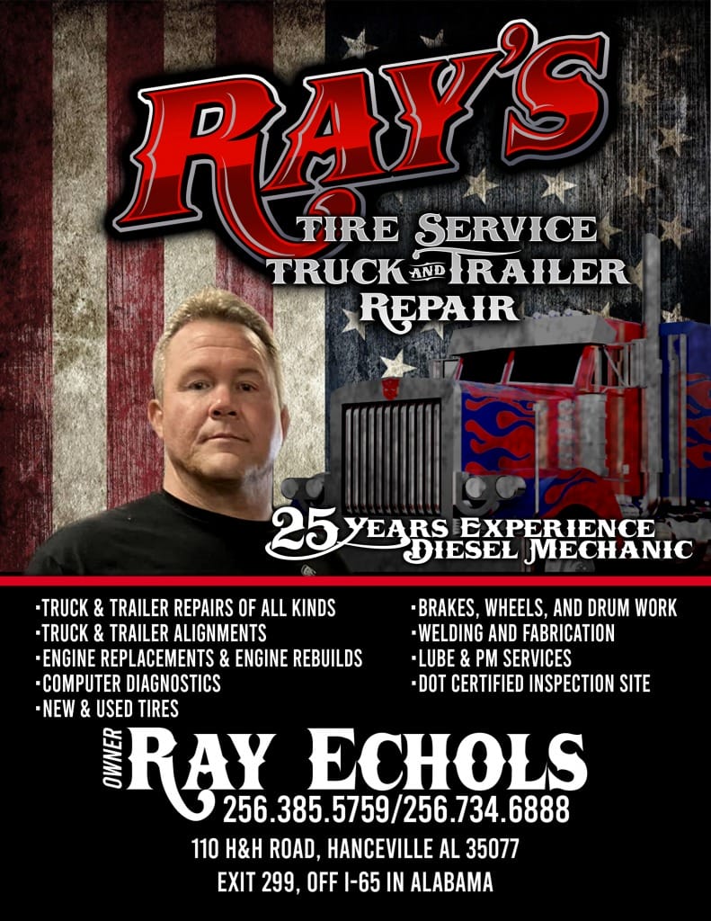 Truck Repair near Hanceville, AL - Ray's Tire Service, LLC